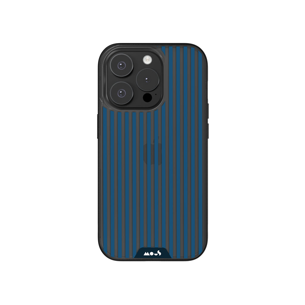 Mous | Storm Protective Phone Case - Clarity x Pinstripe
