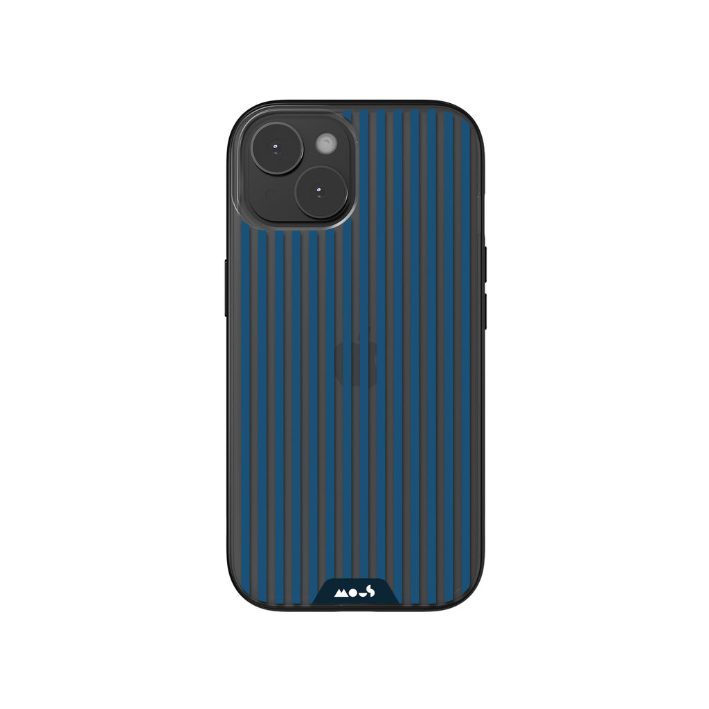 Mous | Storm Protective Phone Case - Clarity x Pinstripe