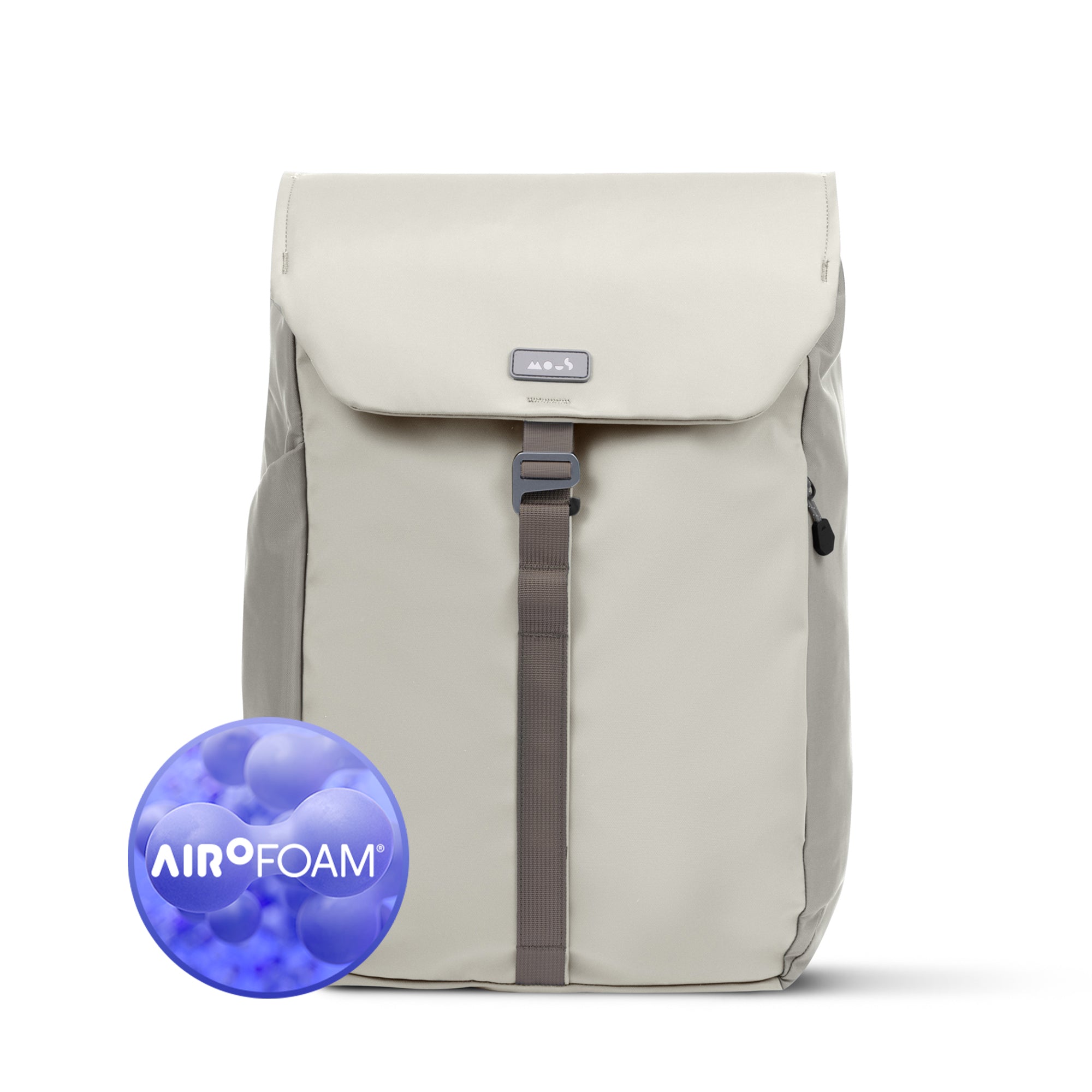 Mous | Flap Backpack with AiroFoam® - Stone