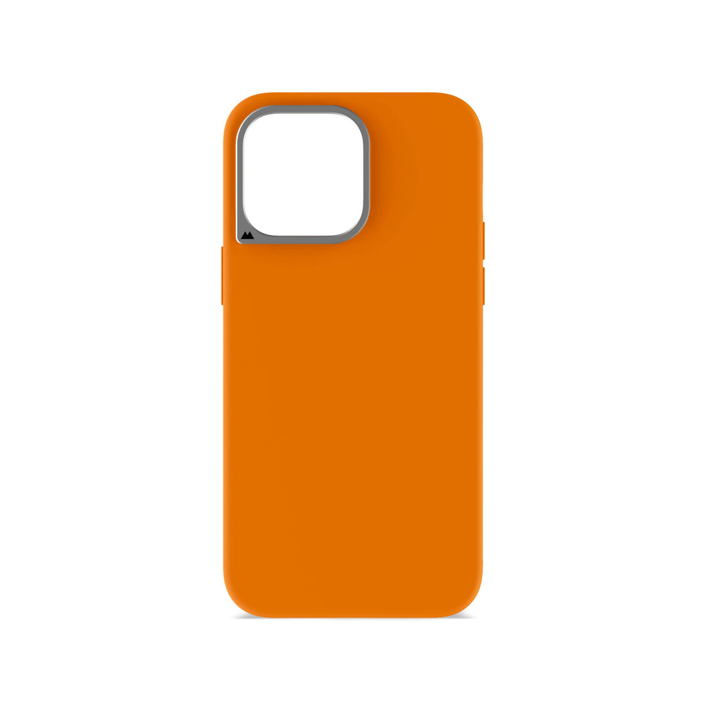 Mous | MagSafe® Compatible Tangerine Silicone Phone Case - Minimalist