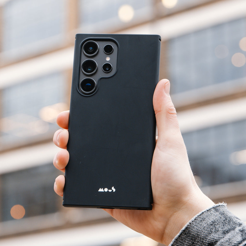 Mous | MagSafe® Compatible Black Phone Case - Super Thin 2.0