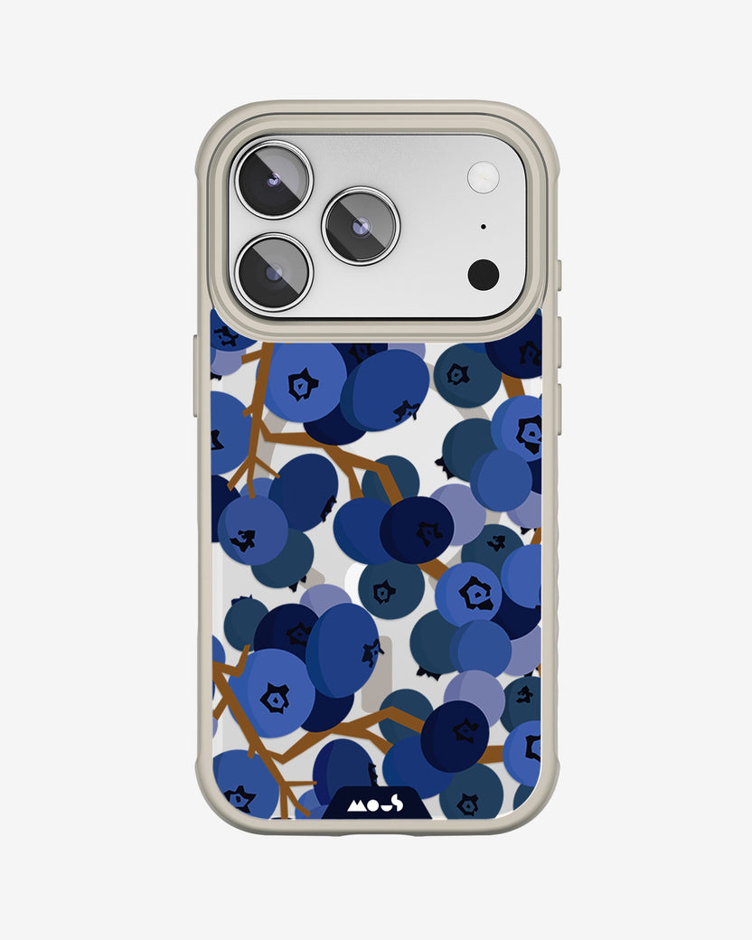 Mous | Blueberry Protective Phone Case - Fruits MagSafe