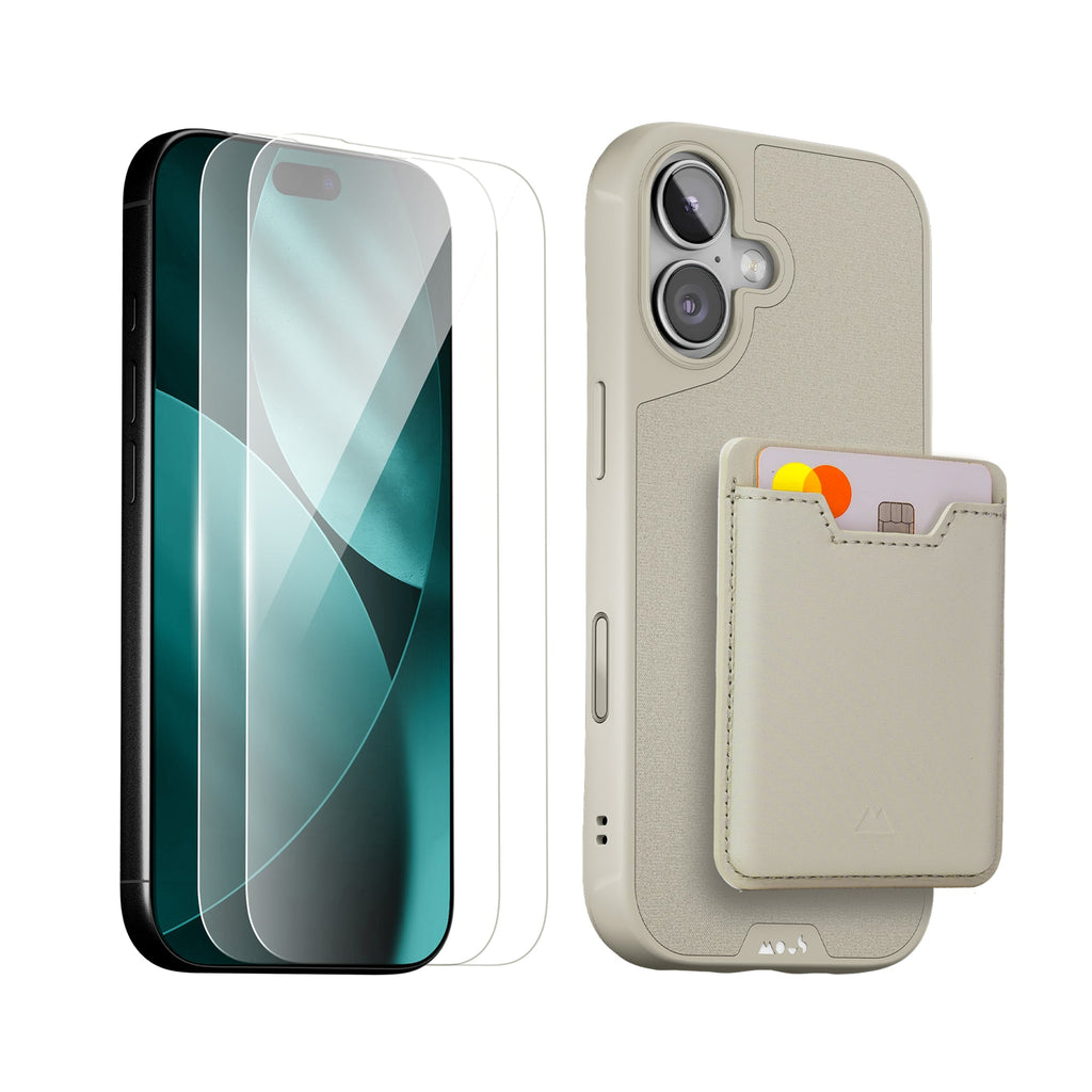 Mous | Stone Protective Case, Screen Protector and Card Wallet - Apple ...