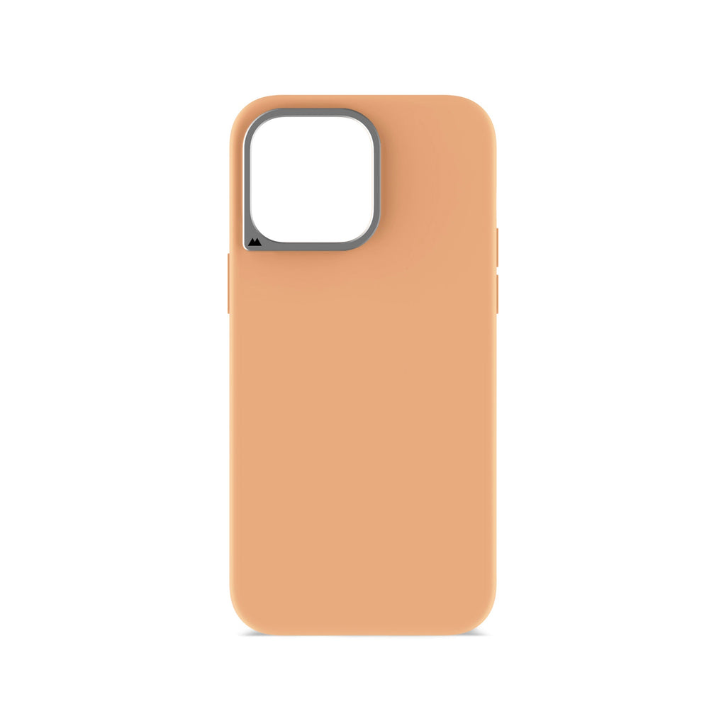 Mous | MagSafe® Compatible Apricot Silicone Phone Case - Minimalist